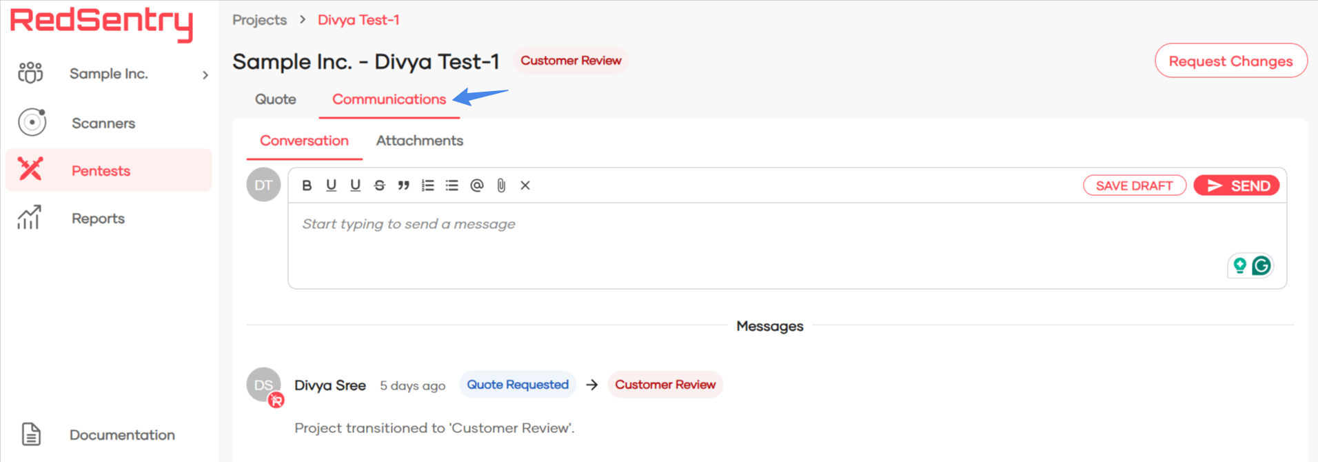 Communications – Red Sentry